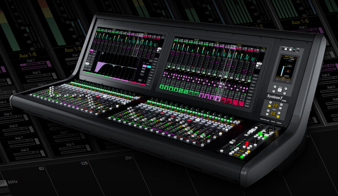 Solid State Logic Launches System T S400 Console Flagship Control In A