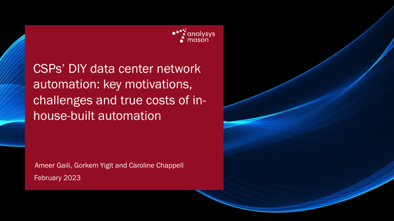 Csps Diy Data Center Network Automation Key Motivations Challenges And True Costs Of In House